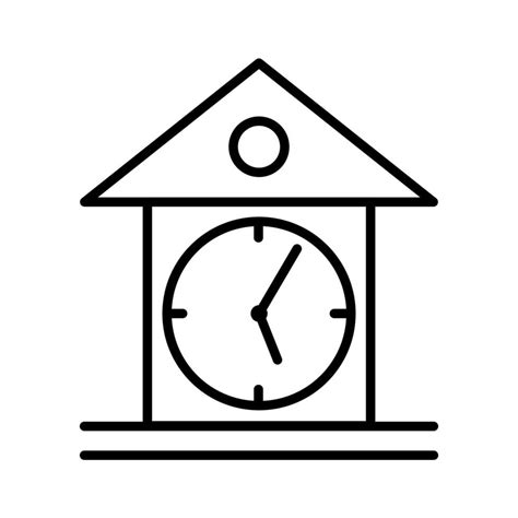 Time And Clock Outline Icon 47450756 Vector Art At Vecteezy