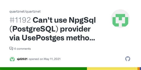 Cant Use Npgsql Postgresql Provider Via Usepostges Method While Configuring The