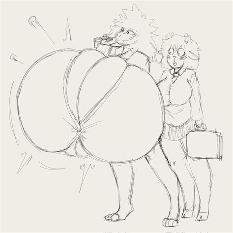 Rule 34 2girls Anthro Breast Expansion Button Pop Cleavage Colorless Deltarune Expansion Furry