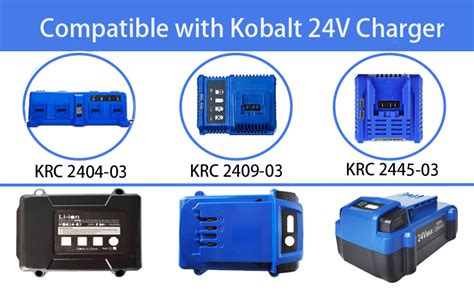 24v 6500mah Lithium Ion Battery Replacement For Kobalt 24