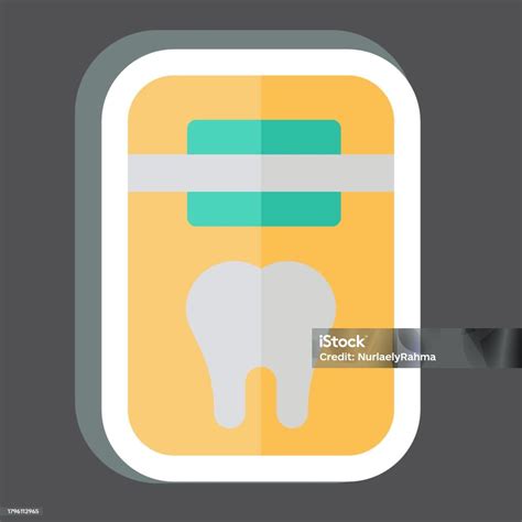 스티커 치실 치과 의사 기호와 관련이 있습니다 심플한 디자인 편집 가능 간단한 일러스트레이션 0명에 대한 스톡 벡터 아트 및 기타 이미지 Istock