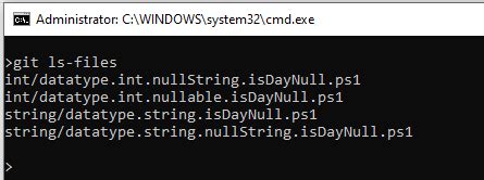 Git Ls Files Option Directory Filtering On PM Learning In The Open