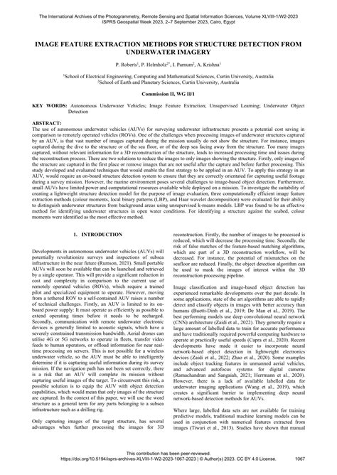 Pdf Image Feature Extraction Methods For Structure Detection From