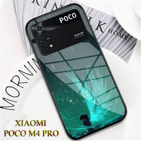 Jual Softcase Kaca For POCO M4 PRO Case Handphone POCO M4 PRO T80 Shopee Indonesia