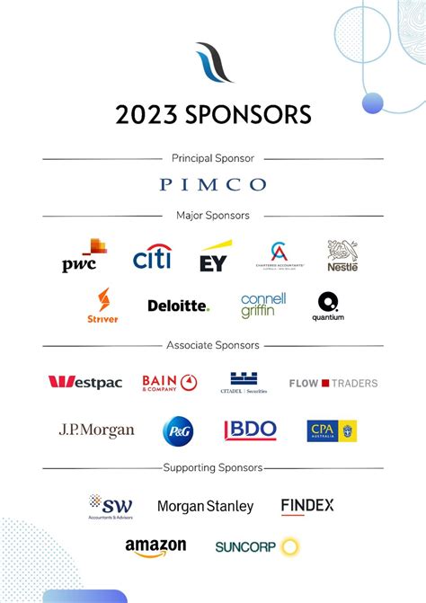 The Unsw Business Society Is Proud To Announce Our Sponsors For 2023