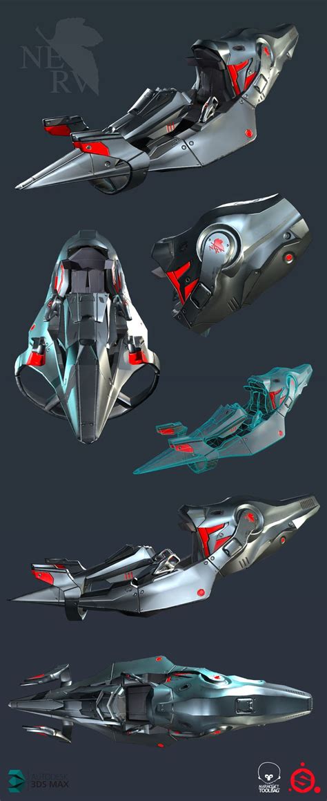 Eva Cockpit 3d Model From Evangelion Anime