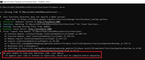 Node Js Nodejs Application Developed Using Typescrpt Not In