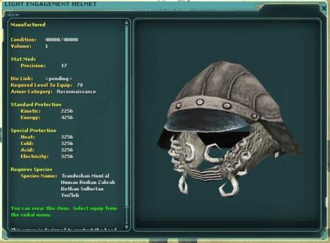 Light Engagement Armor Swg Wiki Fandom