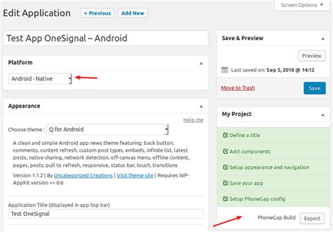 Doc Onesignal Wp Appkit