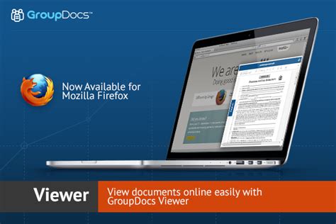Online Document Viewer Add On From GroupDocs Is Now Available For Mozilla Firefox