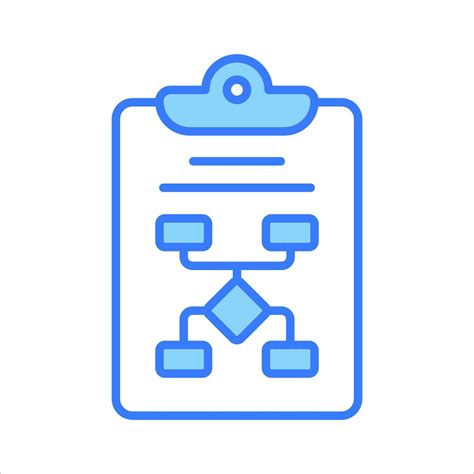Data Flow Chart Icon Algorithm Vector In Editable Style Business Planning Vector Art