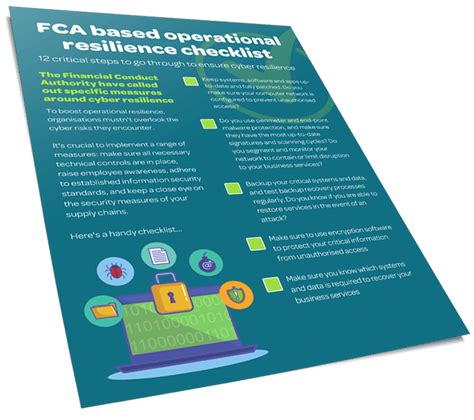 Operational Resilience 12 Point Security Checklist For Financial Planners Compex It