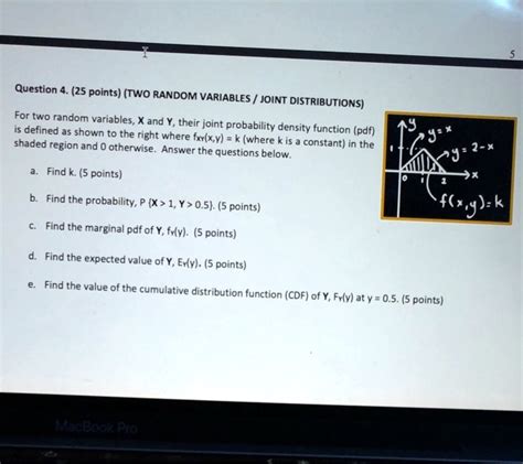 Solved Question 4 25 Points Two Random Variables Joint