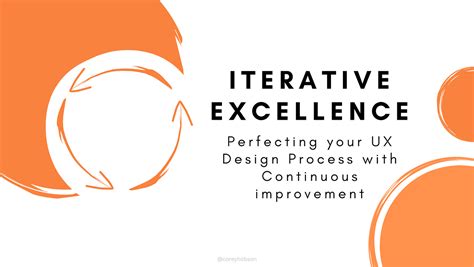 Iterative Excellence Perfecting Your Ux Design Process With Continuous