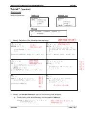 Tutorial Looping Pdf AACS Programming Concepts And Design I Tutorial Tutorial