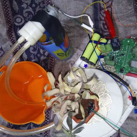 plant monitoring and watering system using hexabitz