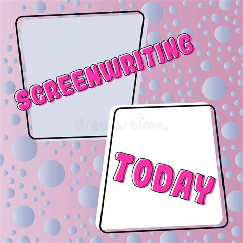 Writing Displaying Text Screenwriting Word Written On The Art And