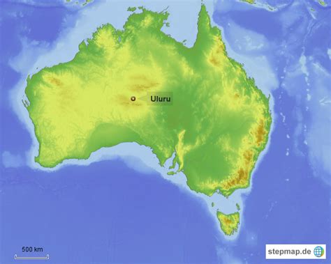 Ayers Rock Australia Map