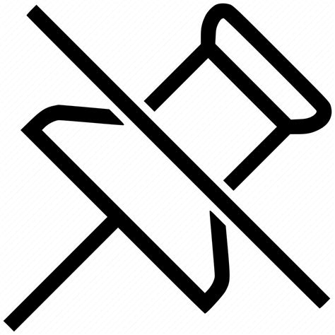 Unpin Pin Location Map Navigation Gps Icon Download On Iconfinder