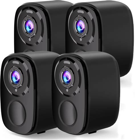 Amazon Com Rraycom Pack Wireless Home Outdoor Security Cameras MP Battery Powered Security