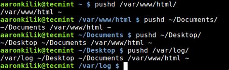 Use Pushd And Popd For Efficient Filesystem Navigation In Linux