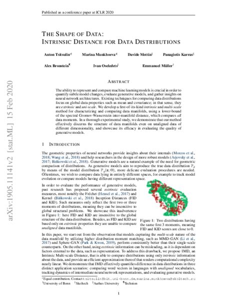 Pdf Intrinsic Multi Scale Evaluation Of Generative Models