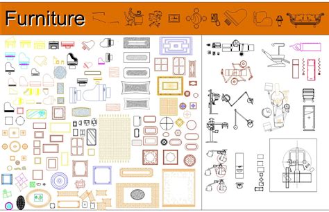 Autocad 2d Dwg Dxf Pdf Furniture File Ready Block For Autocad 2d Drawingautocad 2d Template