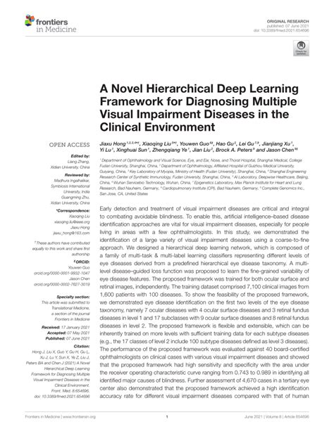 Pdf A Novel Hierarchical Deep Learning Framework For Diagnosing