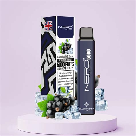 Nerd Square 5000 Blackcurrant 20mg Vape Vibes