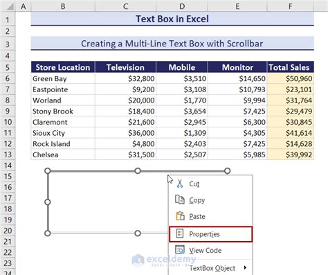Text Box In Excel A Complete Overview Exceldemy