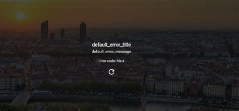 error msg instead of play icon · issue 1635 · clappr clappr · github