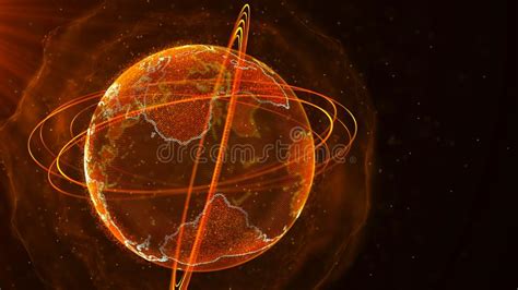 Global Network Connection World Map Point Representing The Global Network Connection 3d