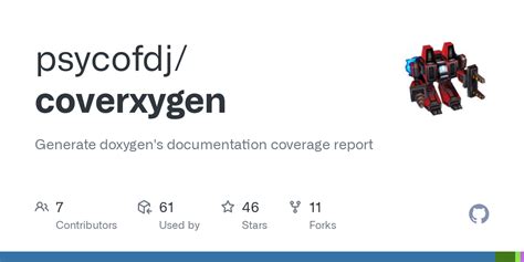 github psycofdj coverxygen generate doxygen s documentation coverage