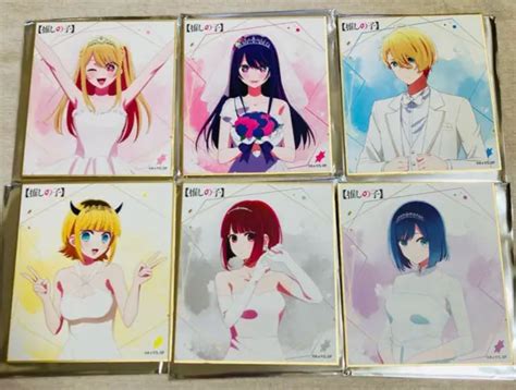 OSHI NO KO Hoshino Ai Aqua Ruby Arima Kana Kurokawa Akane MEMcho Shikishi Art EUR