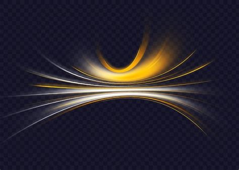Premium Psd Curve Light Lines Effect