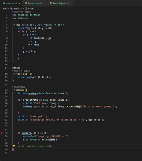 Visual Studio Code How Can I Configure Vscode Rust Analyzer Rust Plugin To Accept Arguments