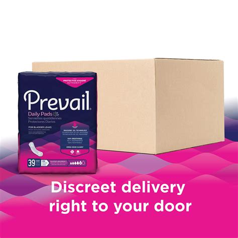 Prevail Incontinence Bladder Control Pads For Women Maximum Absorbency