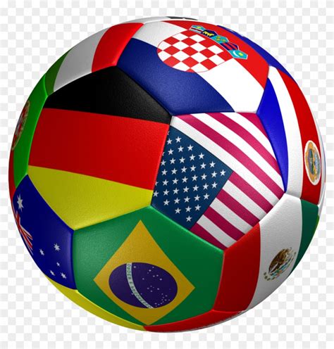 Soccer Ball Logo Clipart World Cup Flag Ball Png Download 521370
