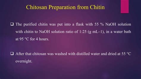 Chitosan From Chitin Ppt