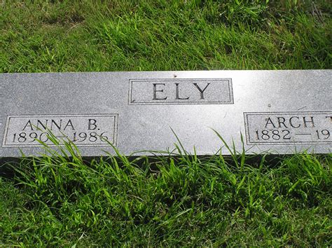 Arch Thompson Ely 1882 1963 Memorial Find A Grave