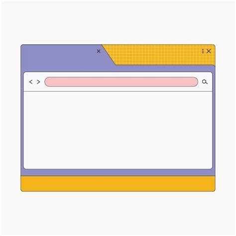 premium vector colorful retro ui window element