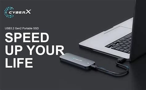 CYBERX Portable GB Slim USB Type C SSD Amazon In Electronics