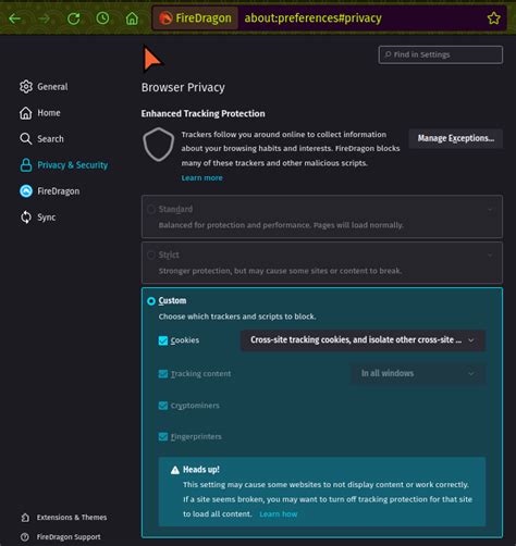 Firedragon Garuda Search Problem Firedragon Garuda Linux Forum
