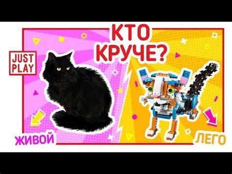 ЛЕГО КОТ против НАСТОЯЩЕГО КОТА! LEGO BOOST ОБЗОР.