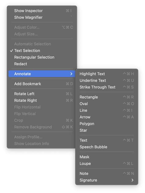 [feature request] tools in the menu for custom shortcuts on mac