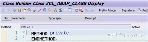 Abap 编程语言中 Class类的设计原理剖析 知乎