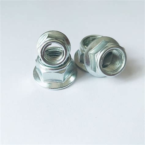 Prevailing Torque Type All Metal Hexagon Nuts With Flange Din 6927