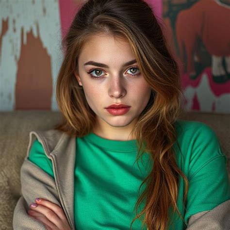 Conflicted Young Woman