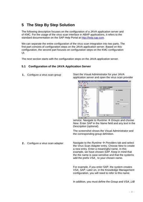 Pdf How To Configure The Virus Scan Service For Km · Check In Sap