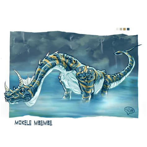 Mokele Mbembe By Luigi Iannelli Rimaginarybeasts
